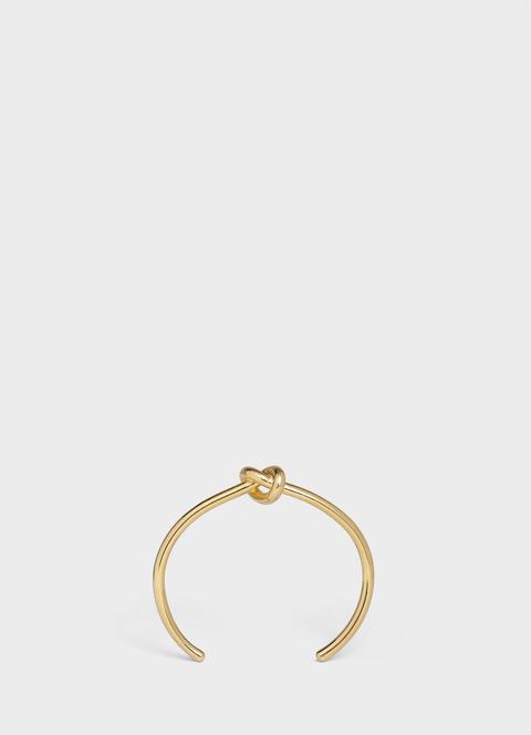 Knot Extra-thin Bracelet In Brass With Gold Finish from Celine on 21 ...