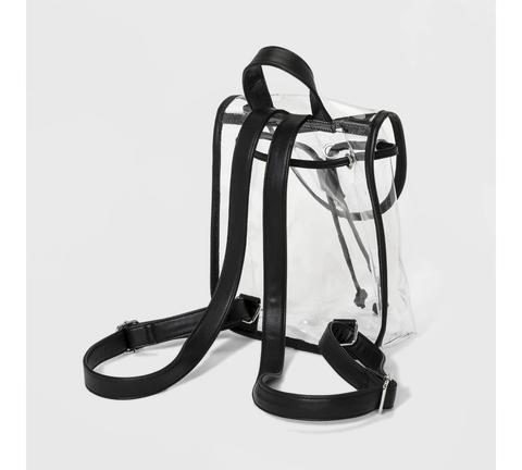 Mini Flap Backpack - Wild Fable™ Clear from Target on 21 Buttons