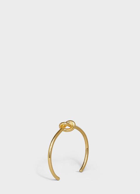Knot Extra-thin Bracelet In Brass With Gold Finish from Celine on 21 ...